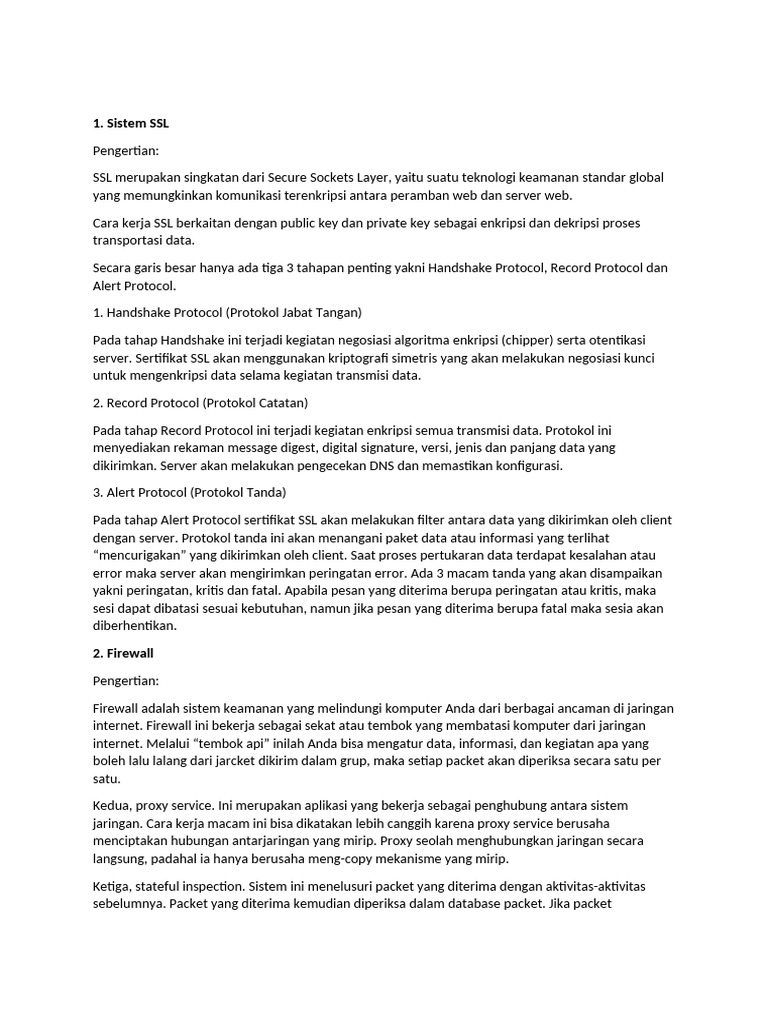 Pembahasan Keamanan e Commerce | PDF