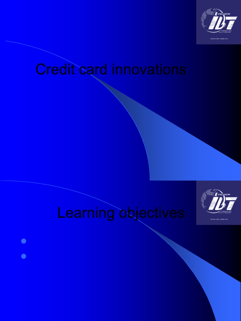 Lecture 8 - Credit Card Innovations | PDF | Credit Card | Emv
