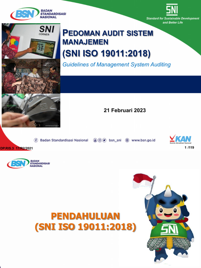 Pemahaman SNI ISO 19011 2018 | PDF
