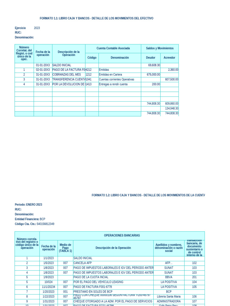 Libros Contables Formatos | PDF | Contabilidad | Impuestos