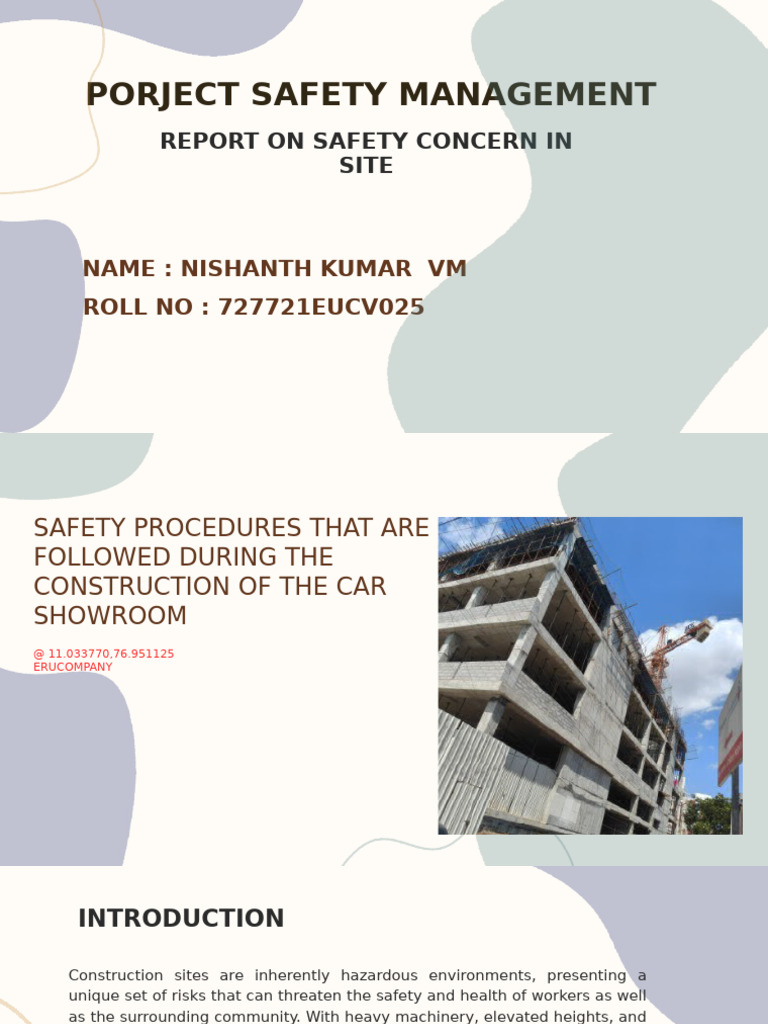 PSM Report Eucv025 | PDF | Personal Protective Equipment | Occupational ...