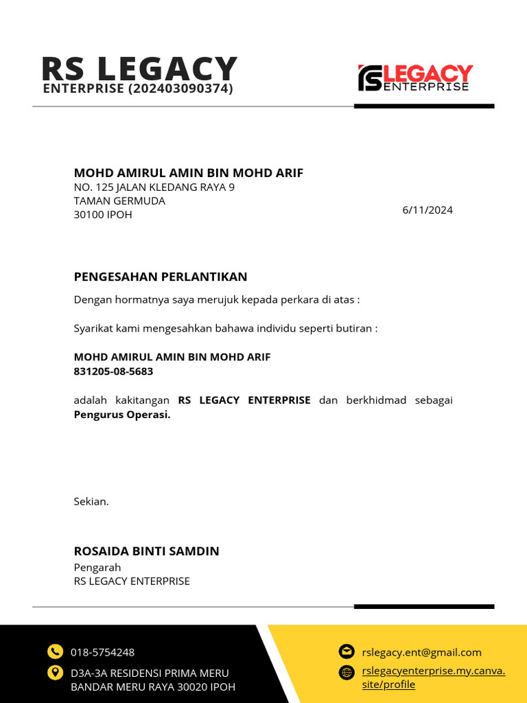 Letterhead | PDF