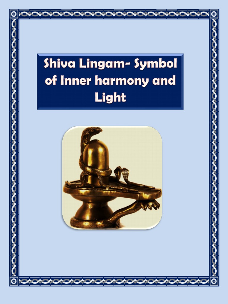 SHIVA - Lingam | PDF | Hindu Iconography | Spirituality