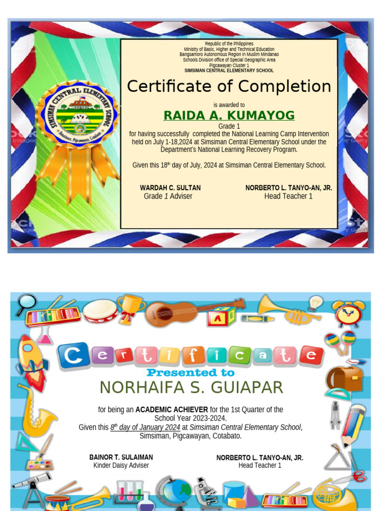 Certificate NLC | PDF