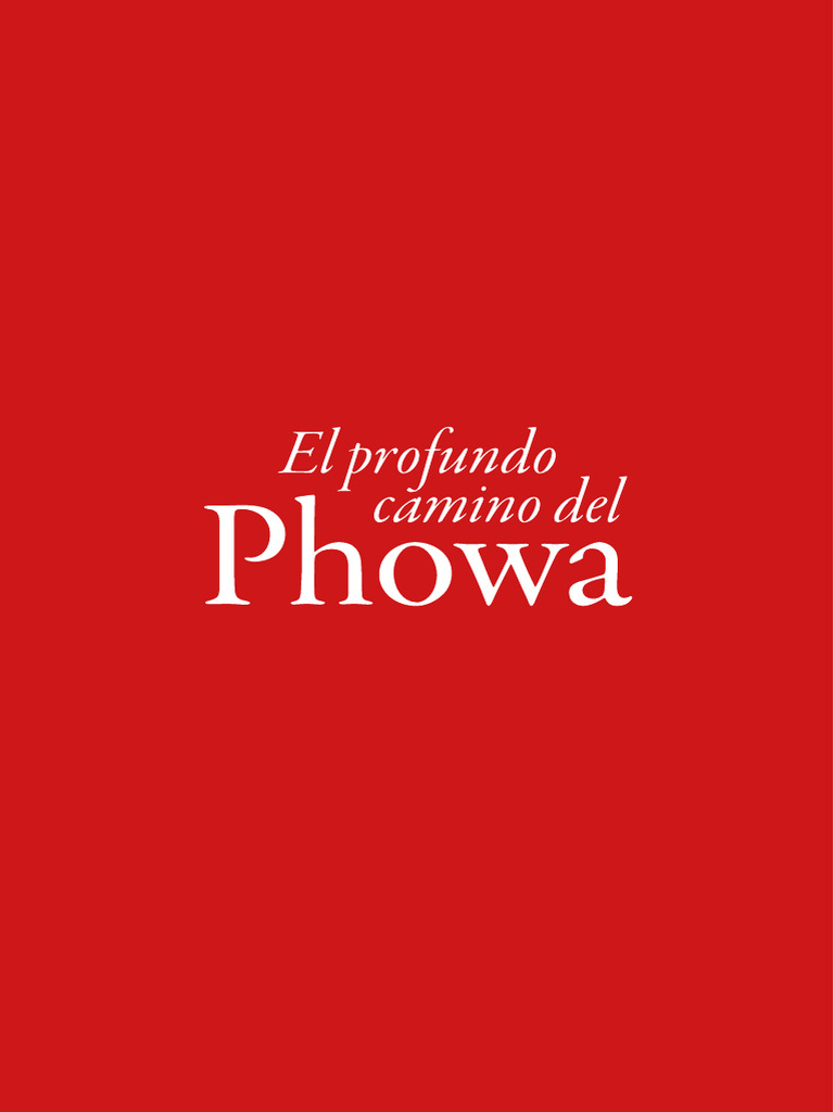 Sadana PHOWA Final | PDF | Budismo tibetano | Vajrayana