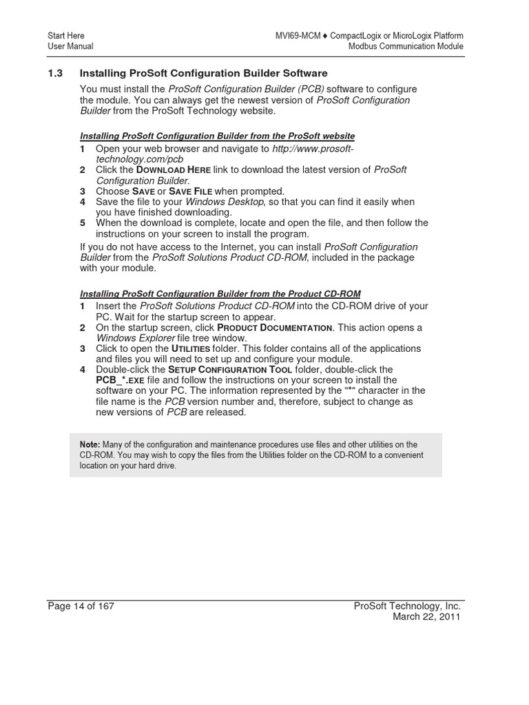 Mvi69 MCM User Manual14 | PDF | Operating System Families | Computing