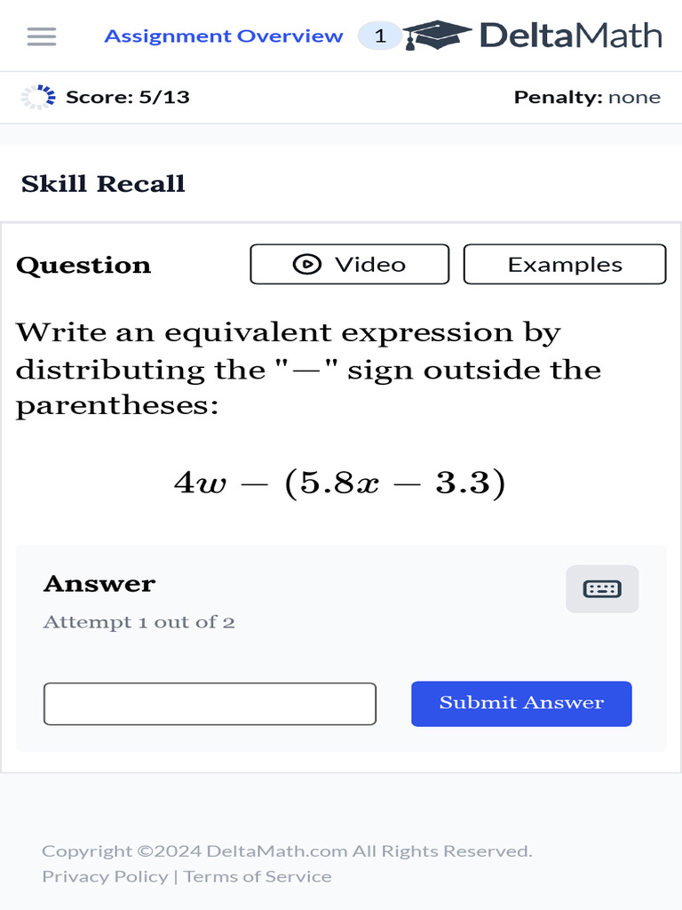 DeltaMath Student Application | PDF