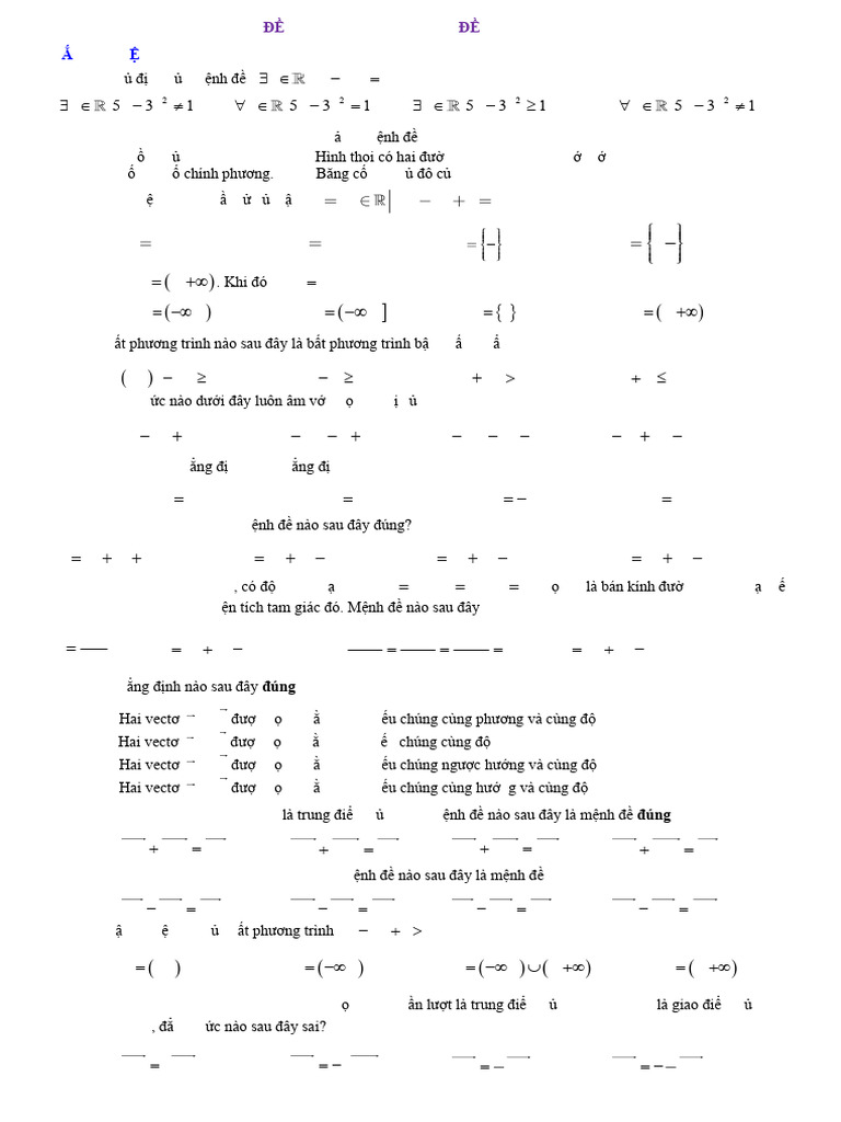ĐỀ ÔN THI HK1 TOÁN 10 ĐỀ 1 10A7 | PDF
