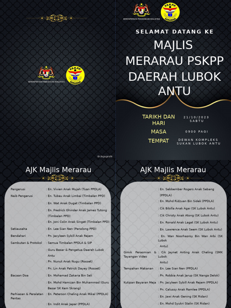 Buku Program Merarau Pskpp 2023 | PDF