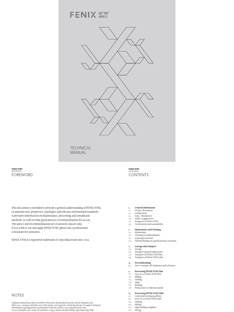 Fenix Technical Manual en | PDF | Waste Management | Waste
