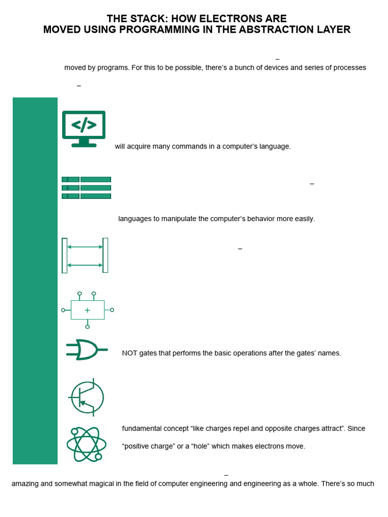 The Stack How Electrons Are Moved Using Programming in The Abstraction ...
