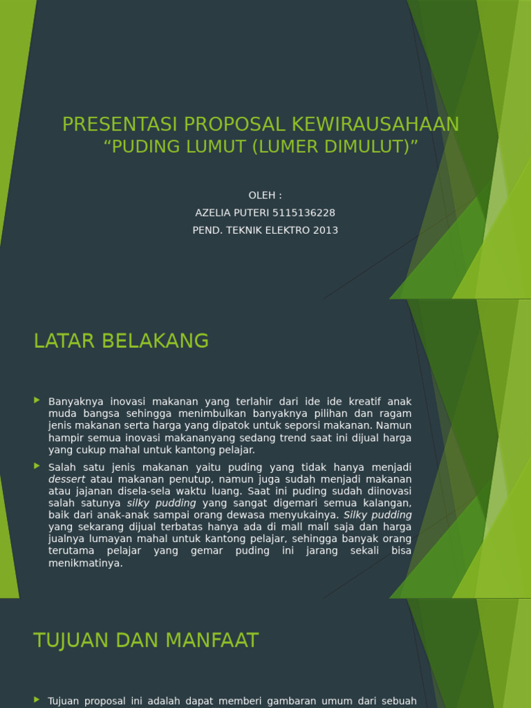 Presentation Proposal Kwu | PDF