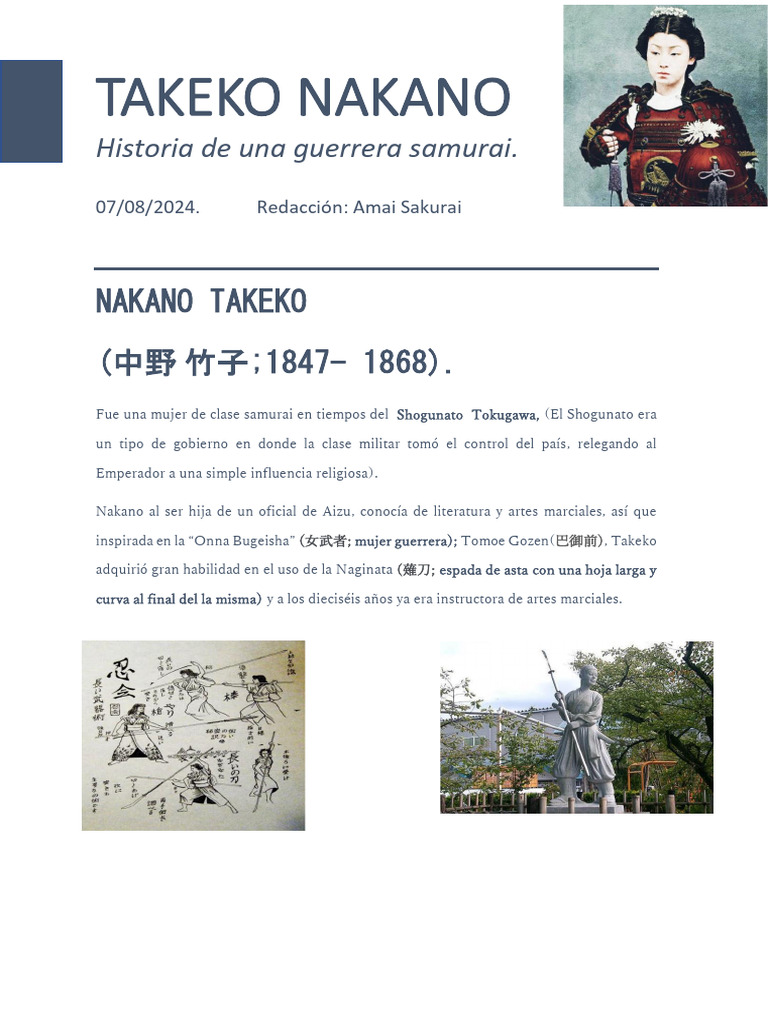 Takeko Nakano-2 | PDF | Samurai