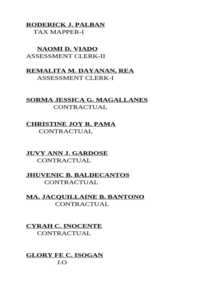 Tax Mapper-I: Roderick J. Palban | PDF