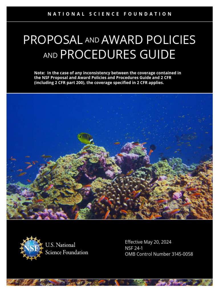 NSF - Pappg | PDF | National Science Foundation | United States Code