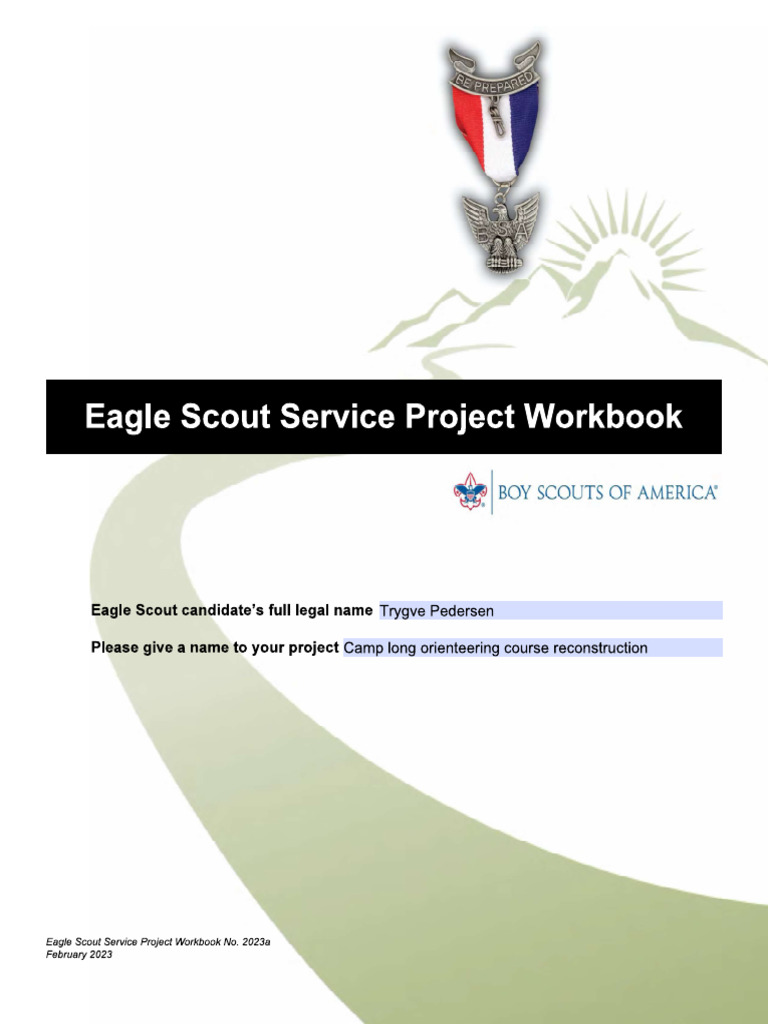 Trygve P Eagle Project Workbook | PDF
