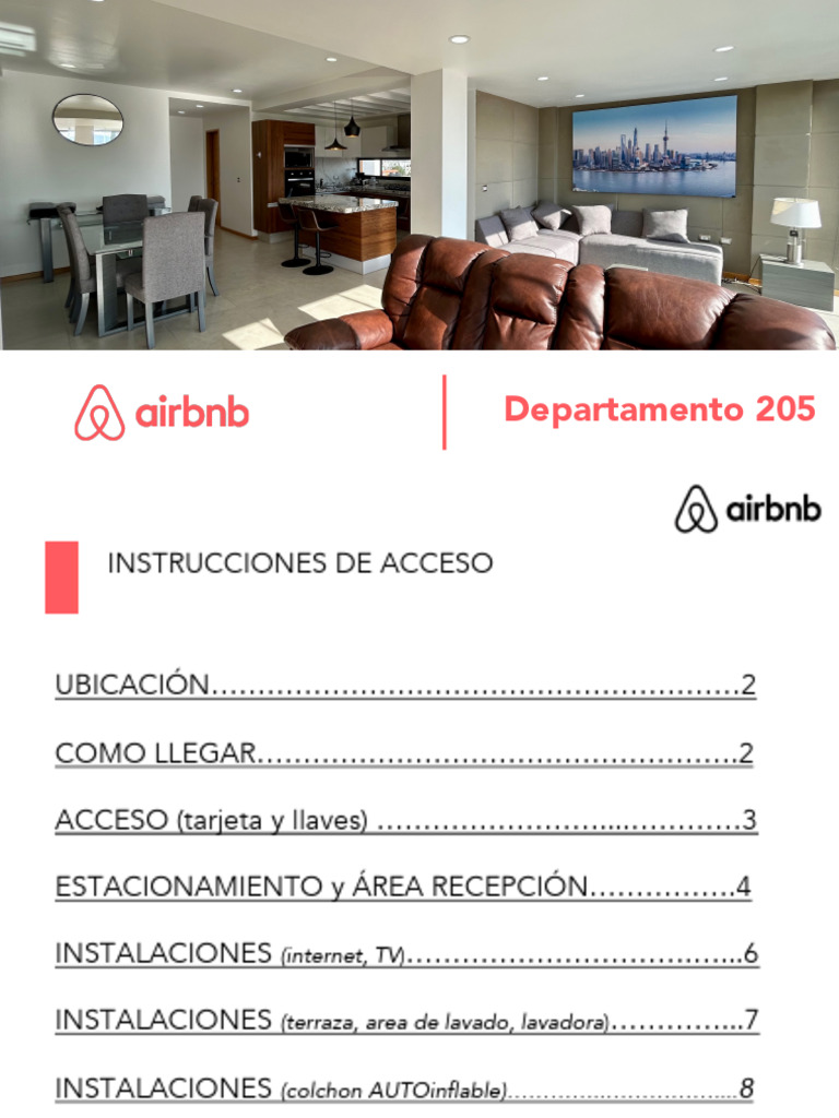 Instrucciones - Acceso - Depa - 5 205 | PDF | Hogar, jardinería y bricolaje