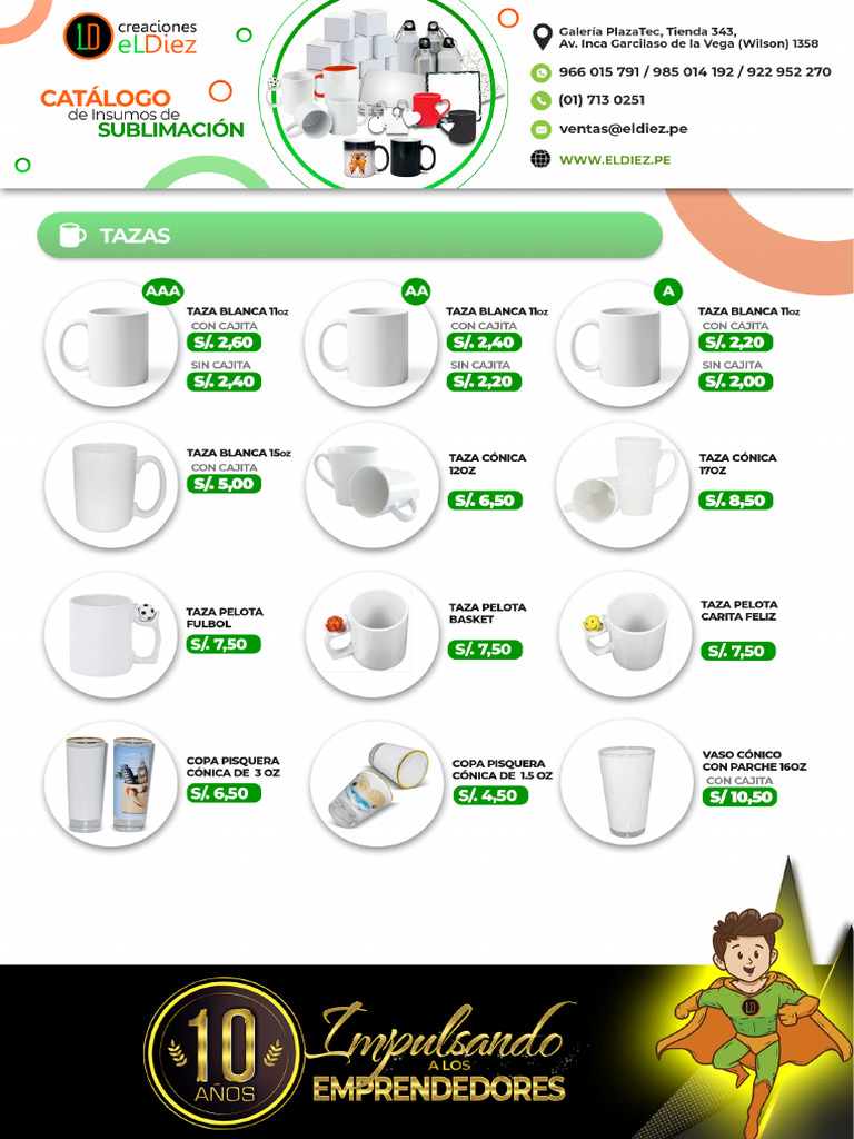 Nuevo Catalogo de Insumos | PDF