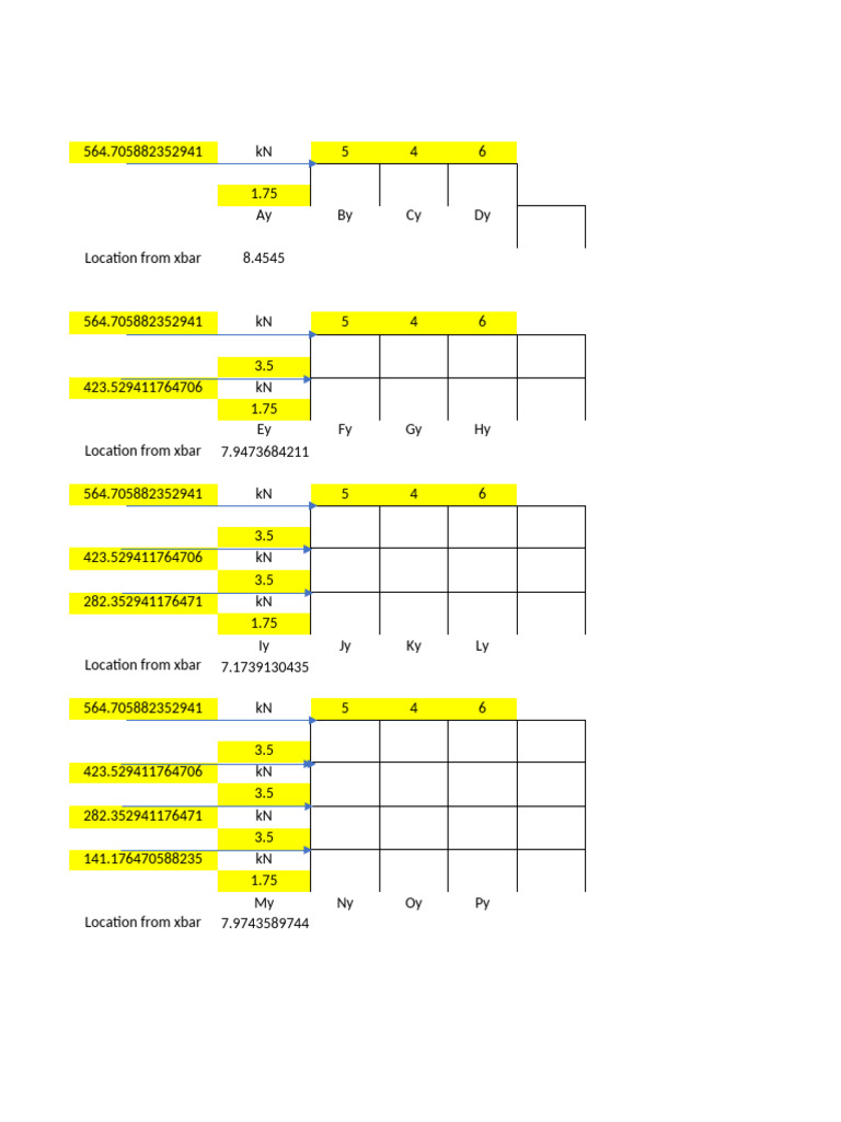 Structural Load Analysis Data | PDF