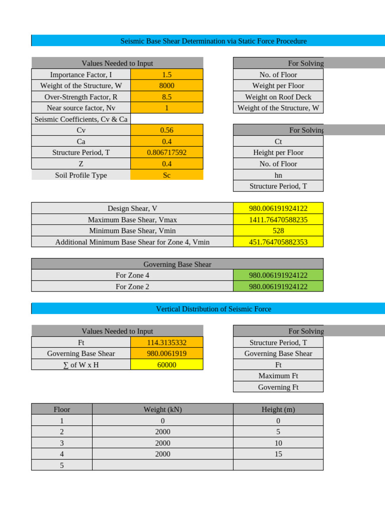 Seismic Excel | PDF | Applied And Interdisciplinary Physics