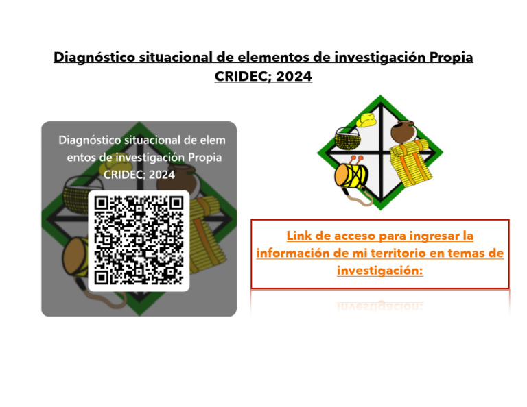 Diagnóstico Situacional de Elementos de Investigación Propia CRIDEC ...