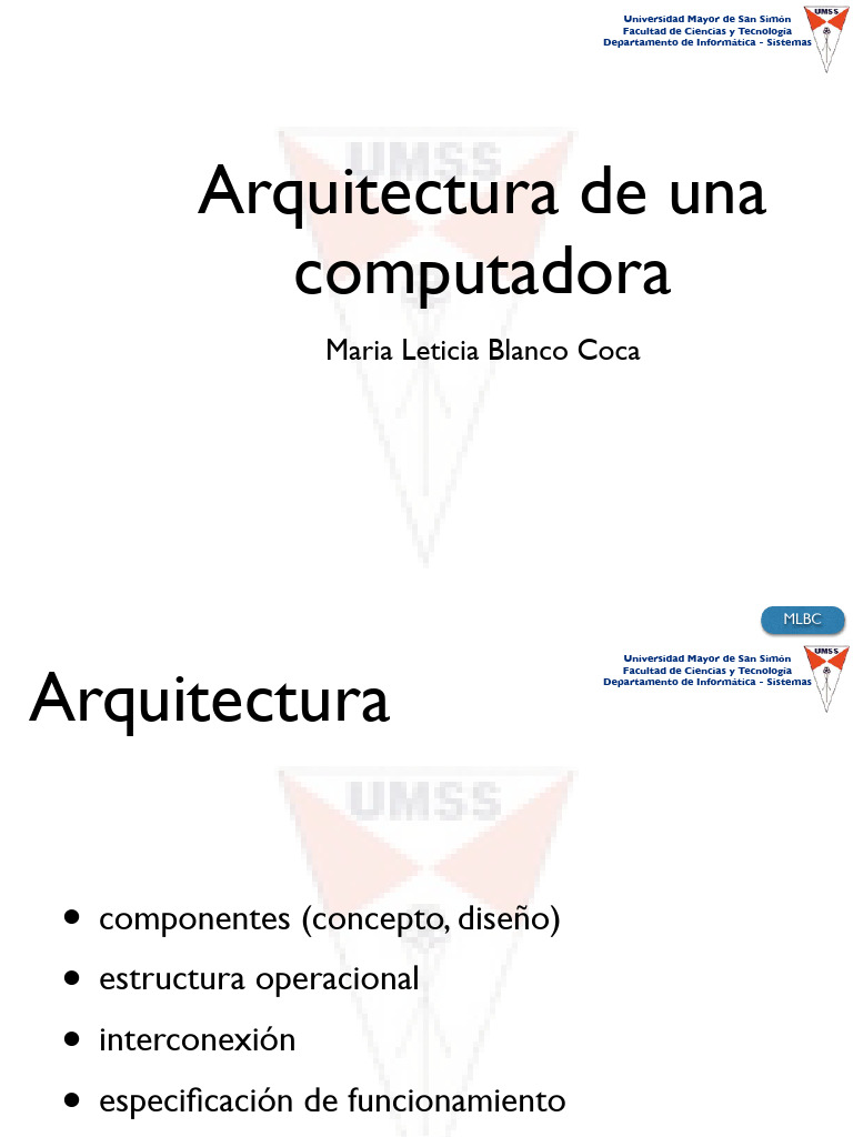 001 Arquitectura | PDF | Microprocesador | Circuito integrado