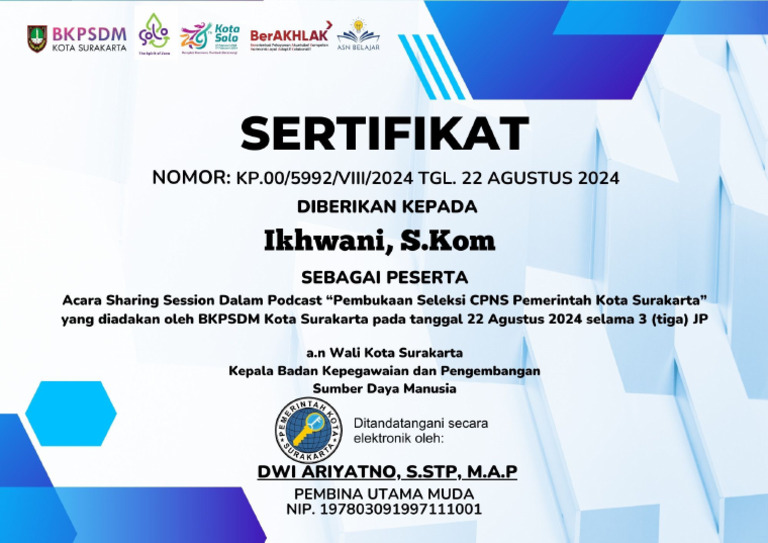 Ikhwani, S.Kom - Sign2 | PDF