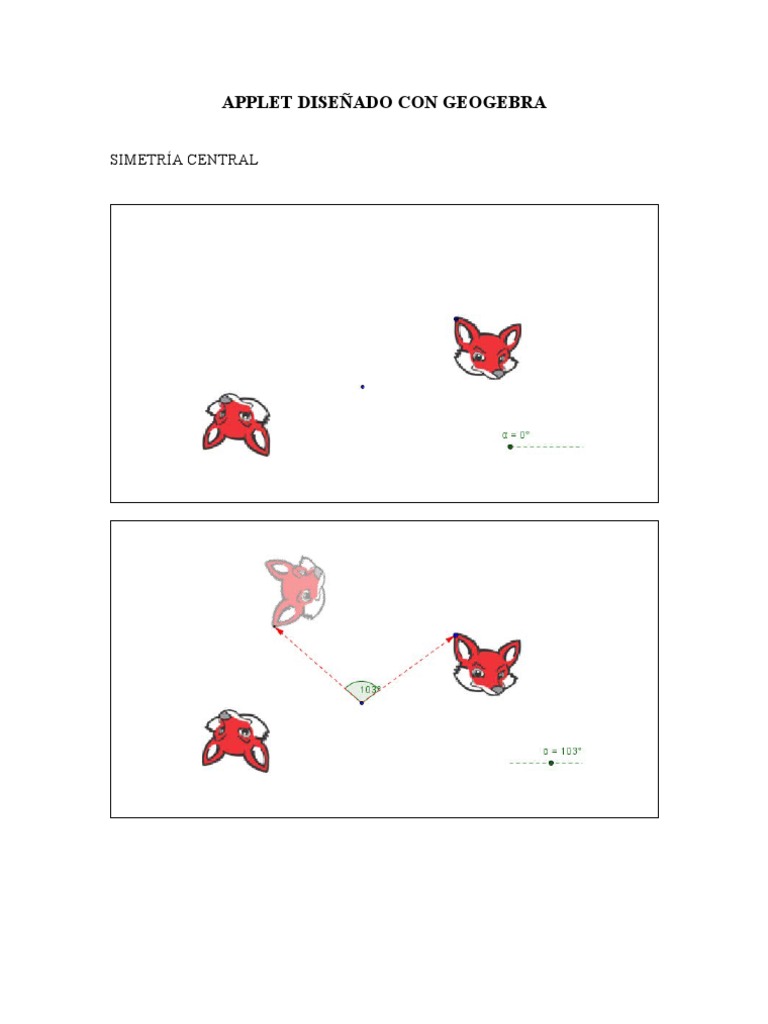 Applet Simetria Central | PDF