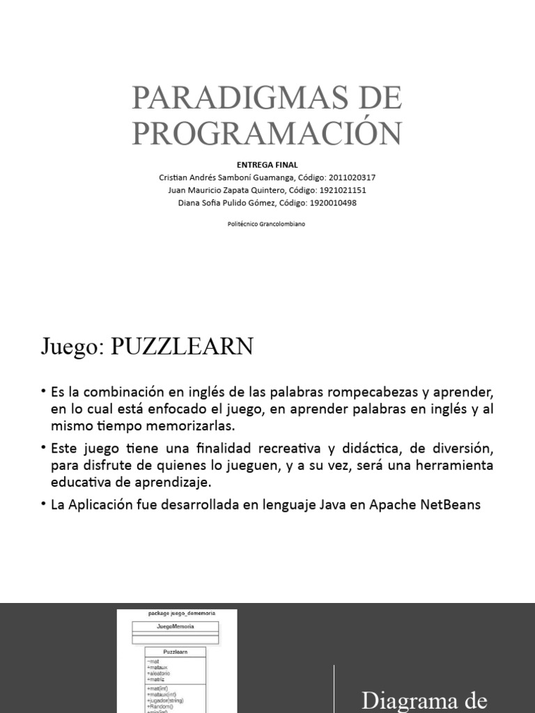 533799328-PARADIGMAS-DE-PROGRAMACION-ENTREGA-3-SEMANA-7 | PDF