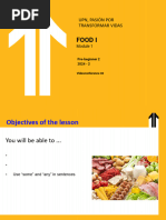 Alimentos Contables e Incontables | PDF