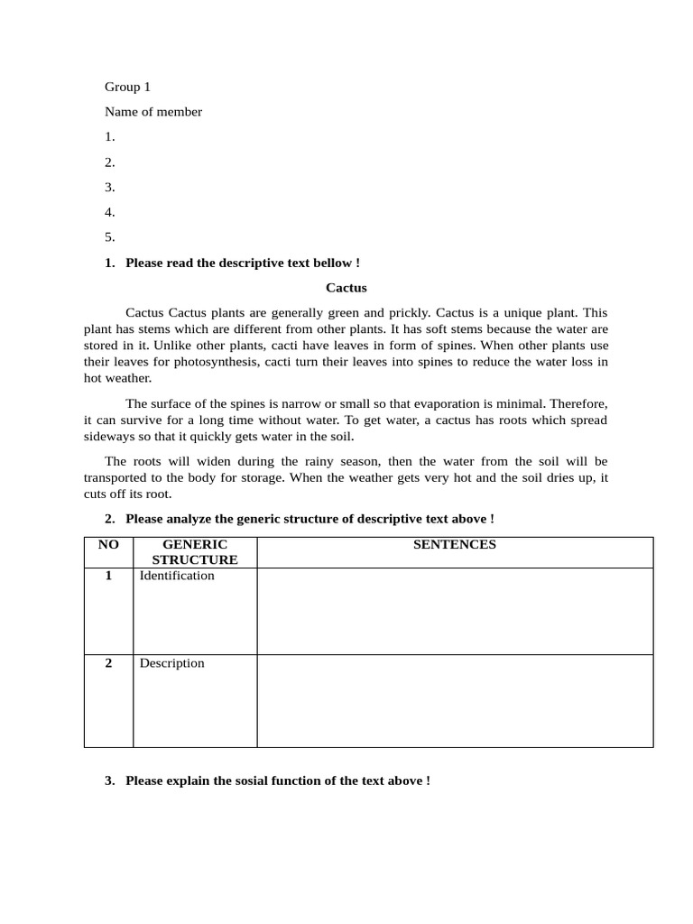 LKPD DESCRIPTIVE TEXT | PDF | Rose | Flowers