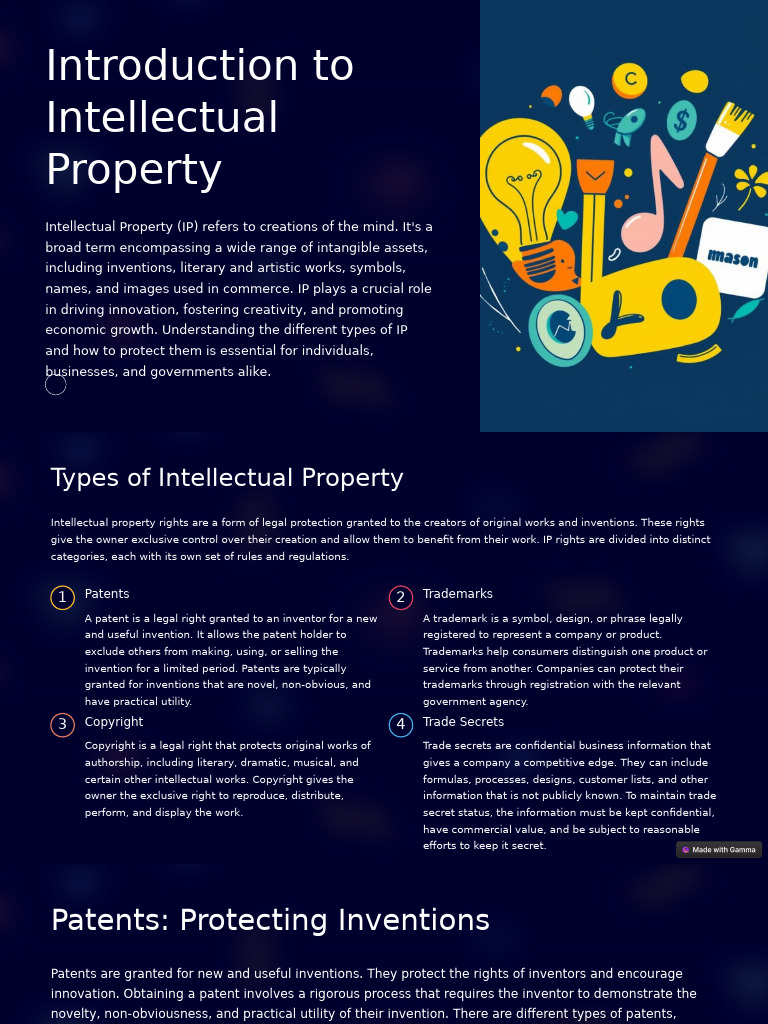 Intellectual Property | PDF | Intellectual Property | Patent