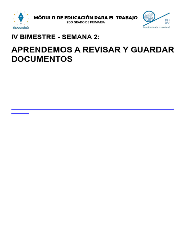 Modulo Semana 2 Bim4 2do Grado | PDF