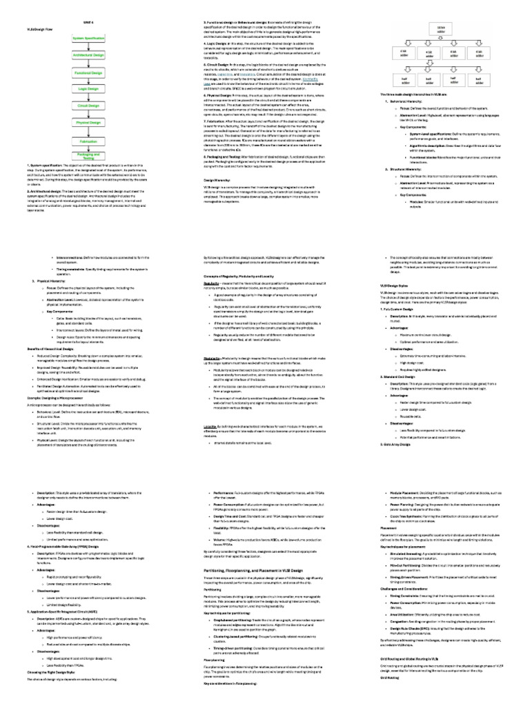 Vlsi Unit 4 | PDF