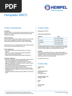Hempel's Galvosil 15700: Product Characteristics | PDF | Corrosion | Paint