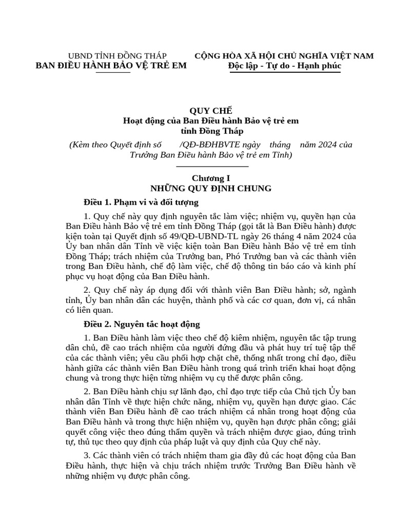 Quy Che Kem Theo | PDF