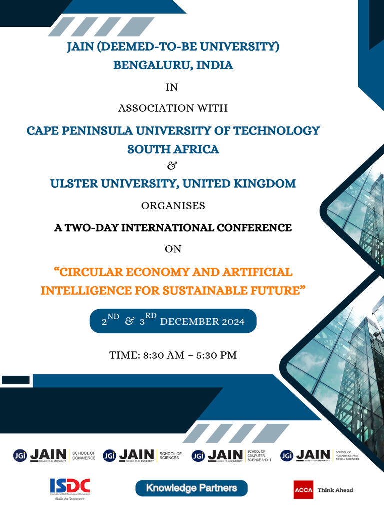 International Conference on Circular Economy | PDF | Sustainability ...