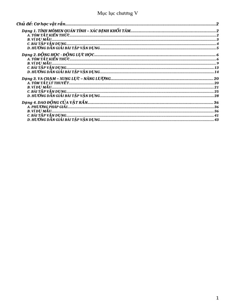Chuong 5 Co Hoc Vat Ran | PDF