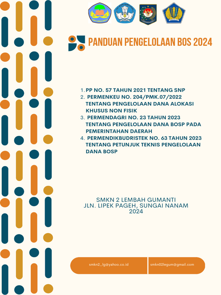 Panduan Pengelolaan Bos 2024 | PDF