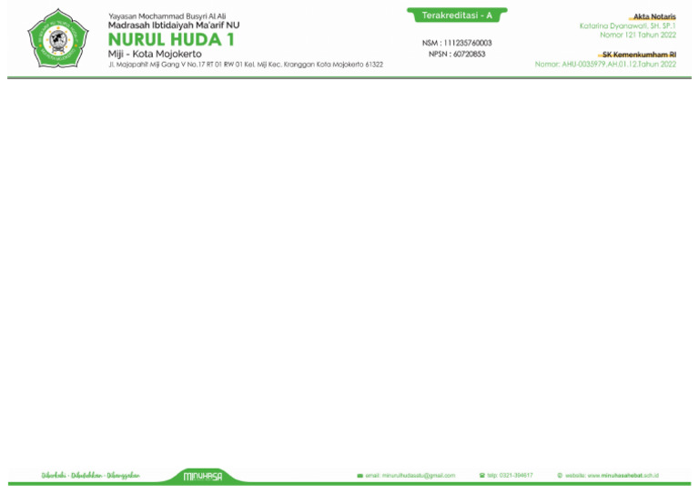 KOP Kertas A4 - Landscape | PDF