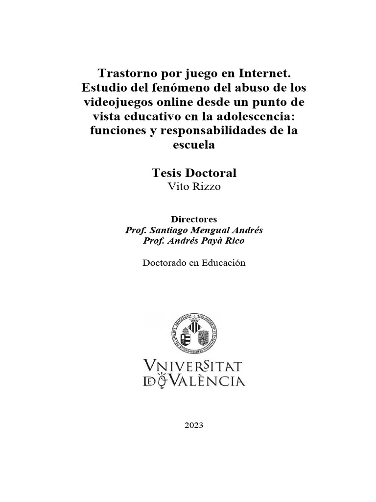Vito Rizzo | PDF | Videojuegos | Juegos de consolas
