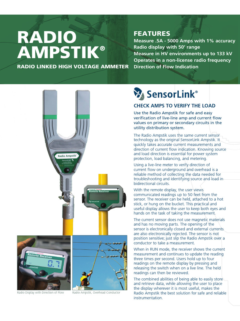 Radio Ampstik Datasheet 2023 V02 - 4 | PDF | Radio | Voltage