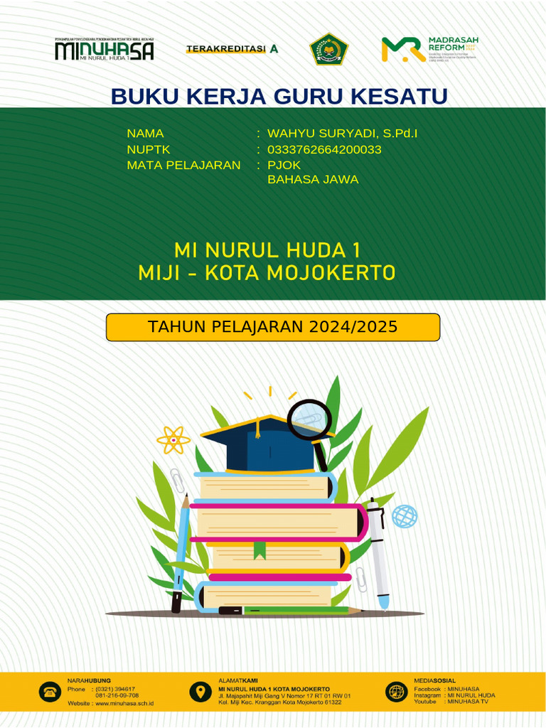 Cover Buku Kerja Guru 1 | PDF