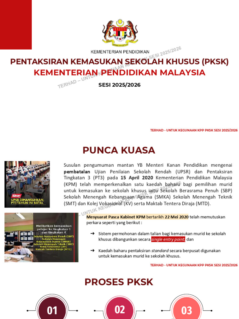 Taklimat KPP - Overview PKSK 2025 | PDF