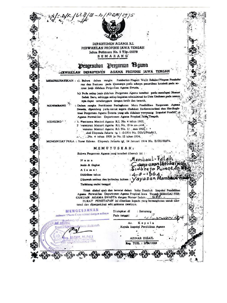 Ijop Mi Legalisir Kemenag | PDF