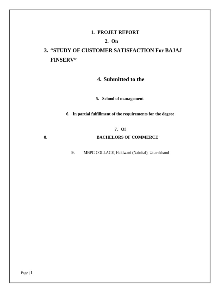 Dissertation Report On BAJAJ | PDF | Consumer Behaviour | Survey ...
