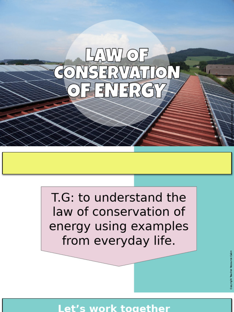 Energy Conservation | PDF