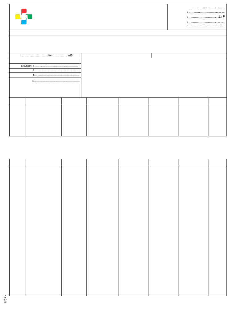 (Revisi) RM 08.1 Form PRMRJ-1 | PDF | Sains & Matematika