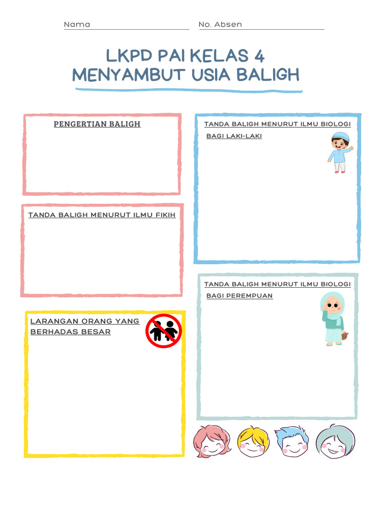 LKPD Usia Baligh Kelas 4 | PDF