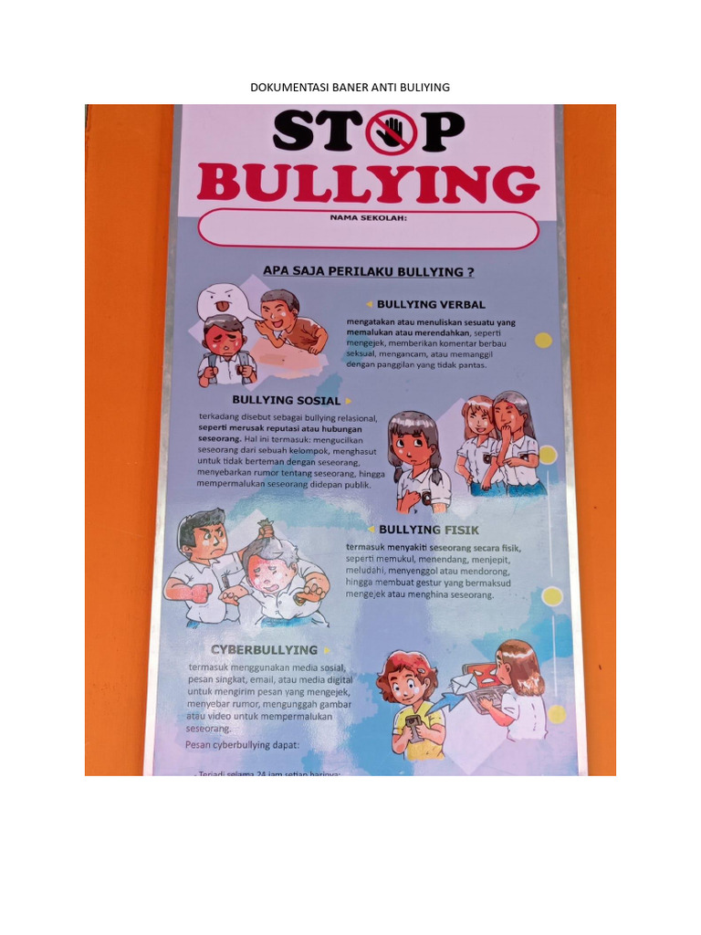 Dokumentasi Baner Anti Buliying | PDF